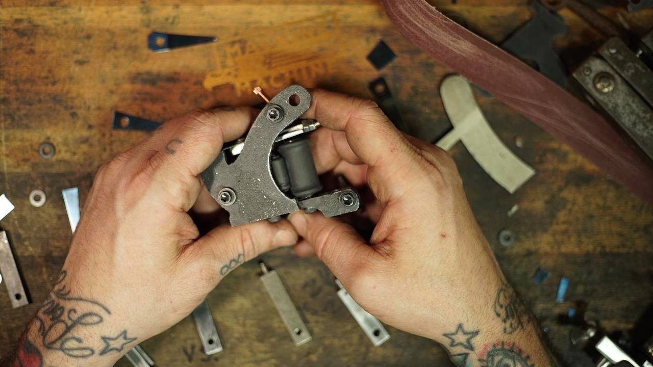 how to build a tattoo machine frame