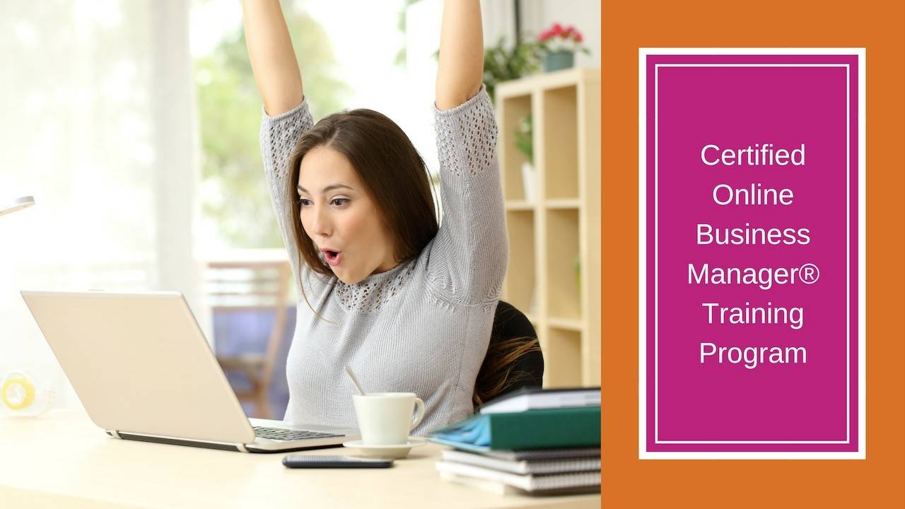 Apply to be a Certified Online Business Manager™ Today!