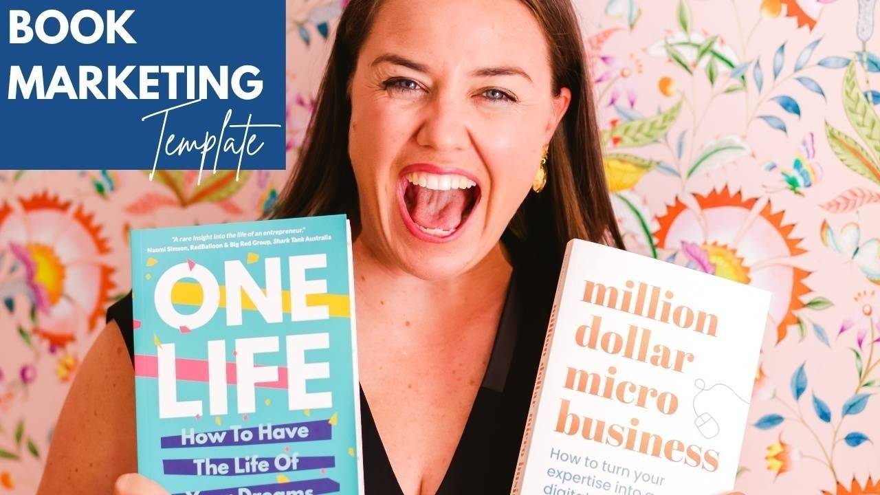 Get your book marketing Canva Template