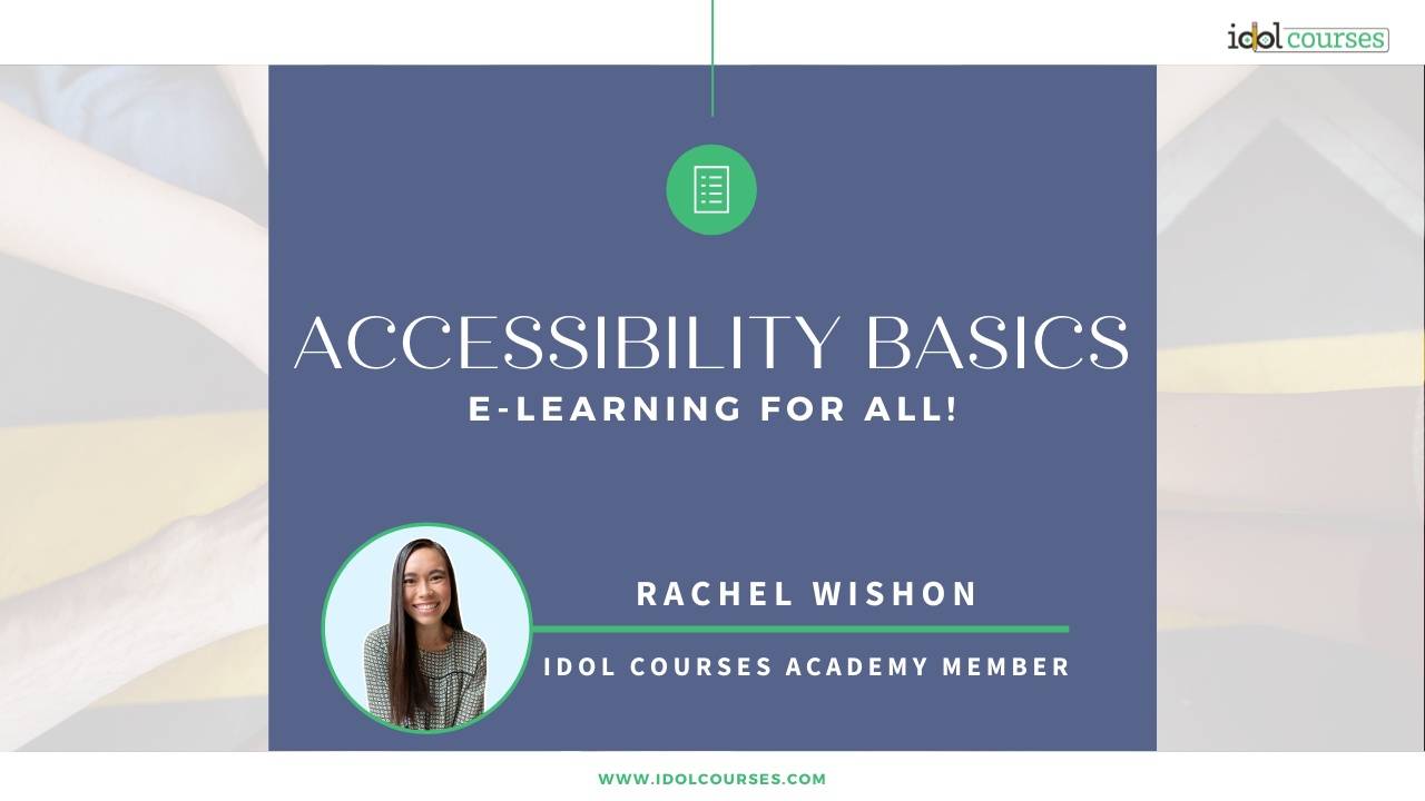 Accessibility Basics E-Learning For All