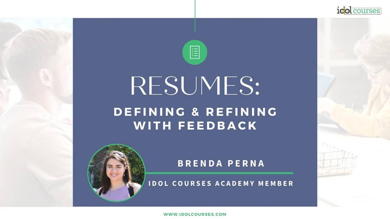 Resumes: Defining and Refining with Feedback