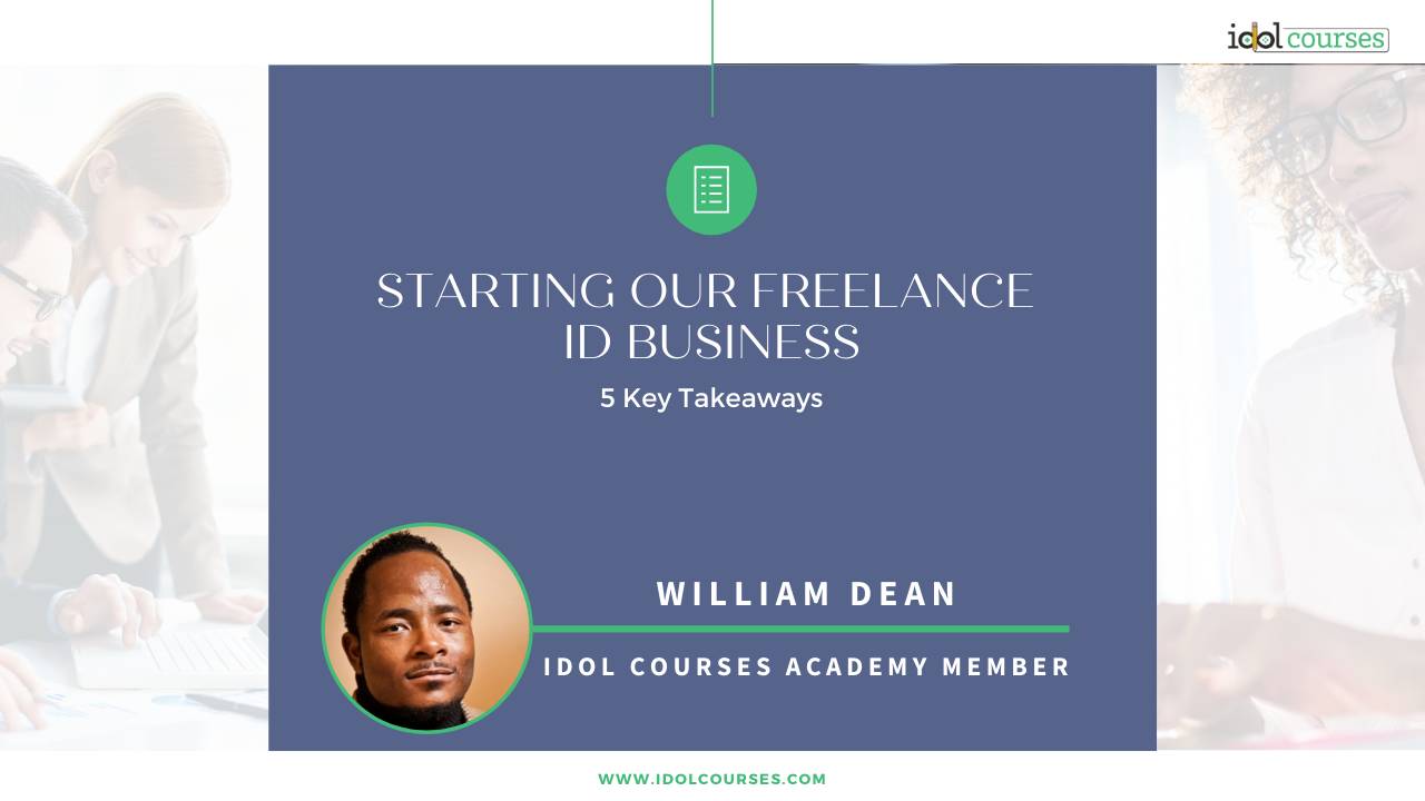 Starting our Freelance ID Business: 5 Key Takeaways