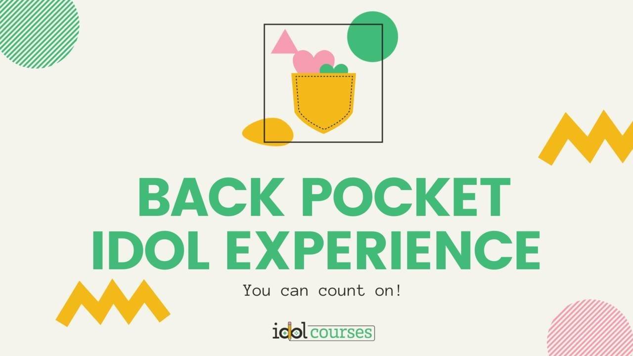 Back Pocket Instructional Design & Online Learning Experience