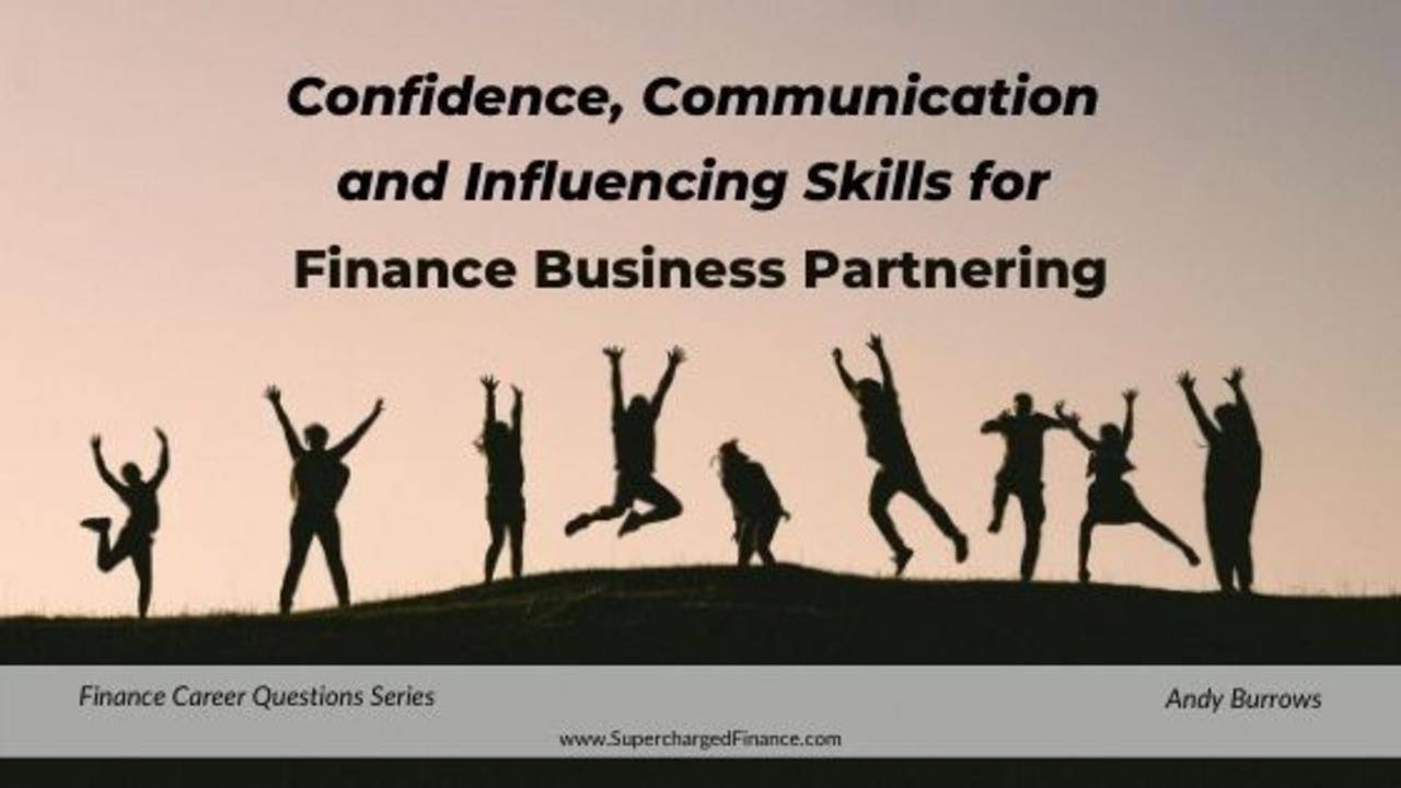 Developing behavioural skills for Finance business partnering