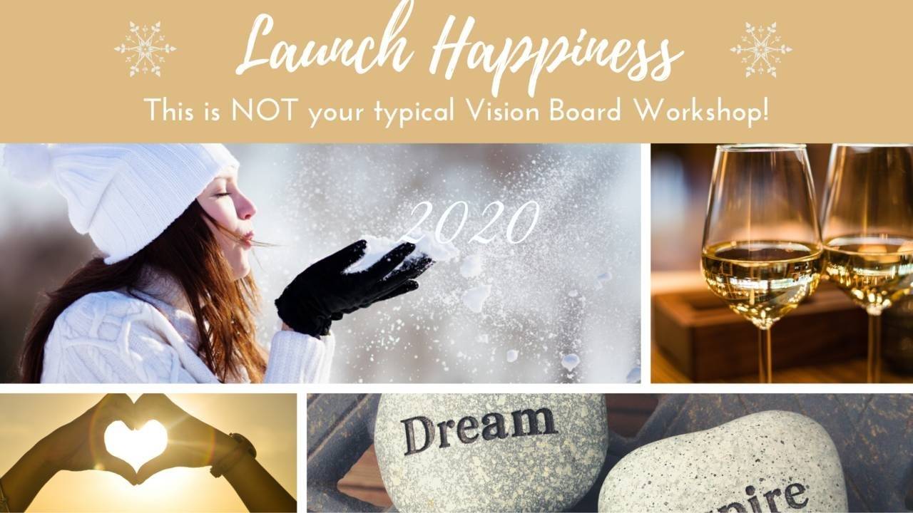 Thank You Launch Happiness Vision Board Workshop