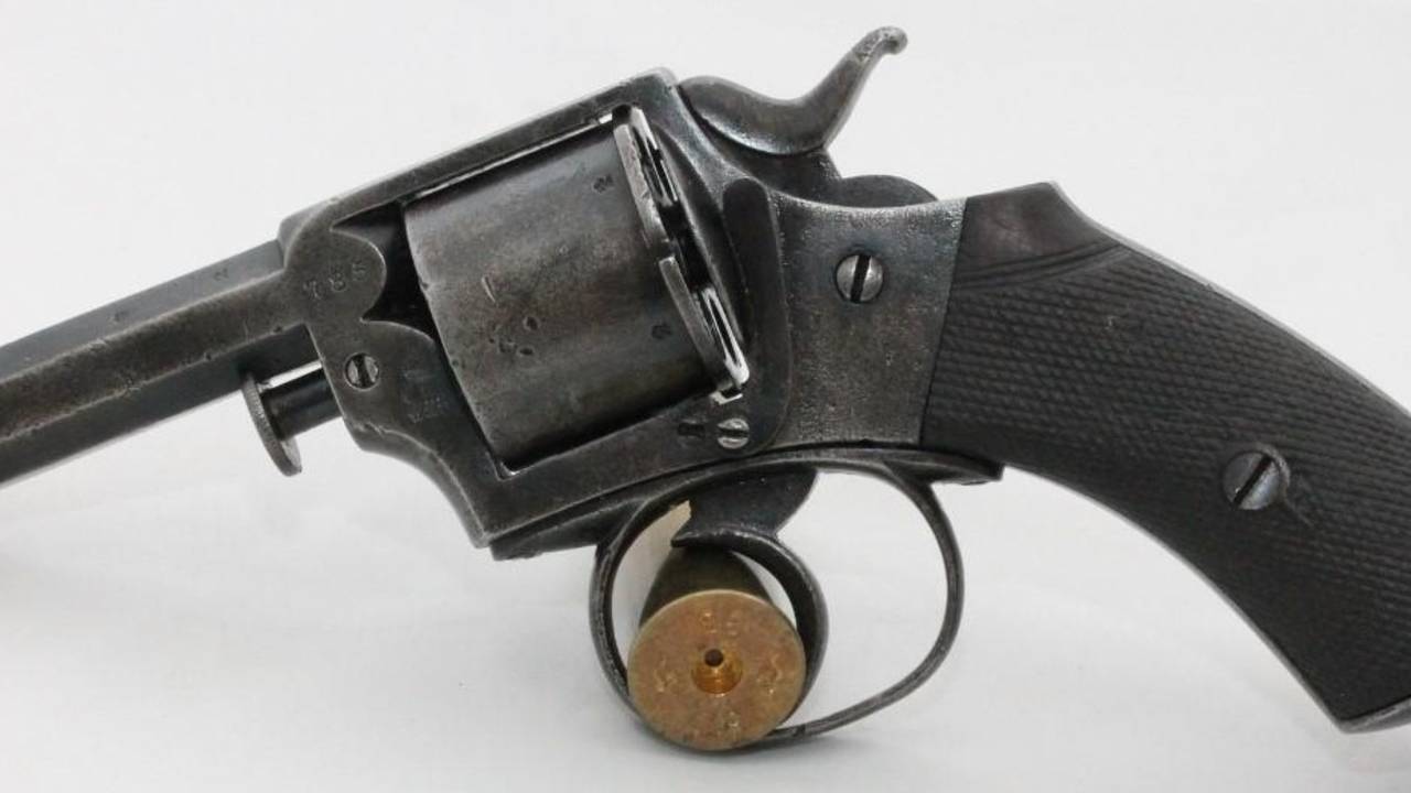 Webley Pre RIC Angular Frame Revolver, .320CF