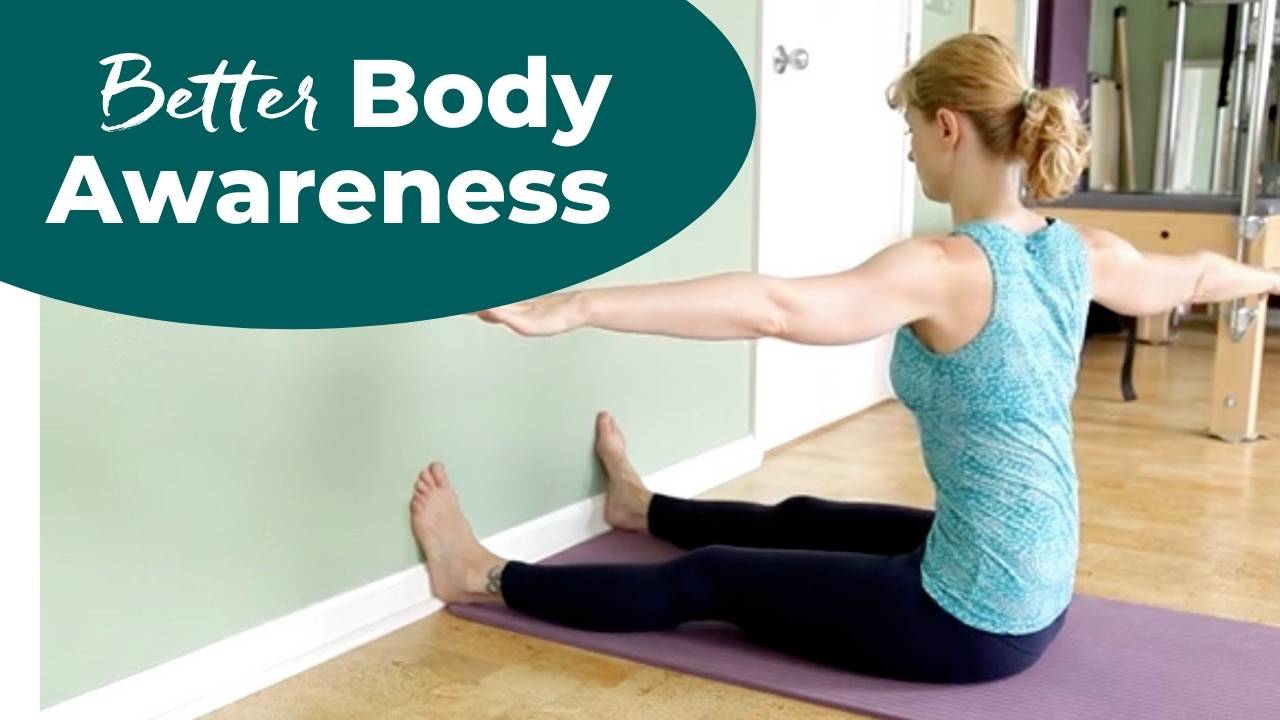 3 Ways To Improve Body Awareness in Pilates Using a Wall