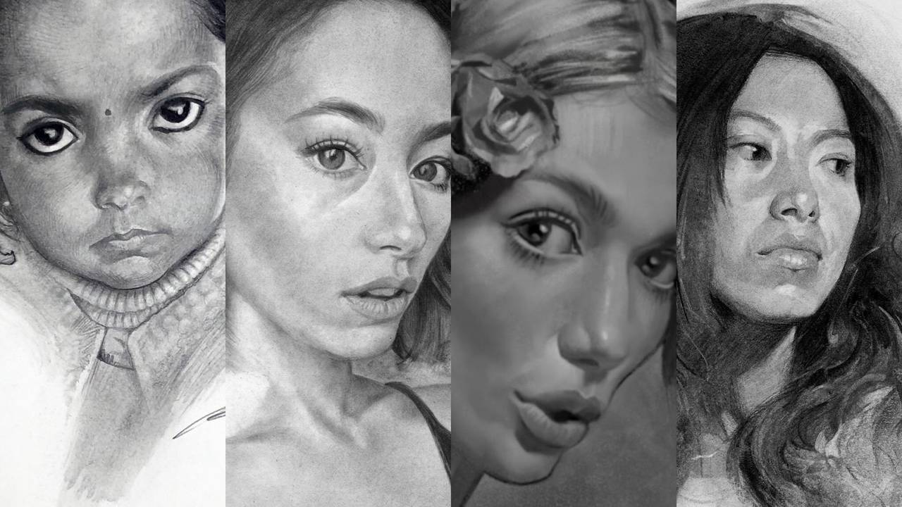 webinar online portrait drawing course