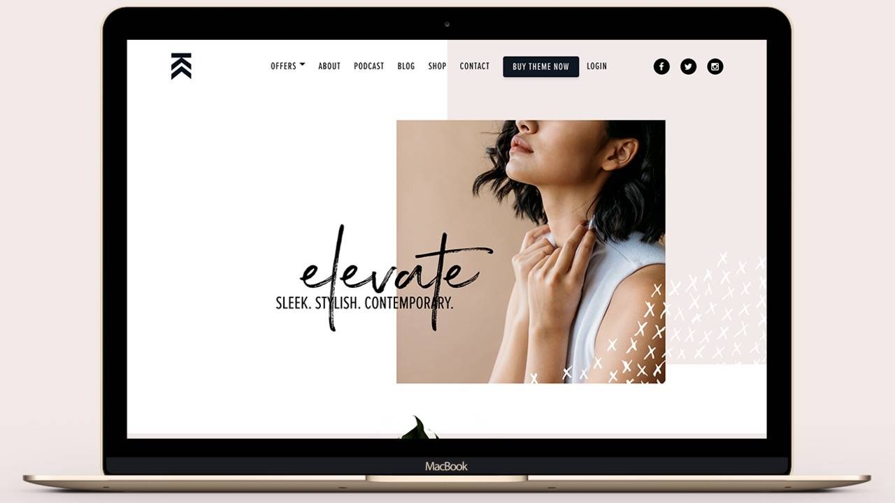 Launch Today - Elevate Custom Kajabi Theme