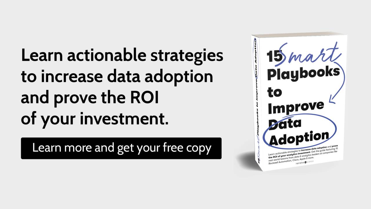 15 Smart Playbooks to Improve Data Adoption