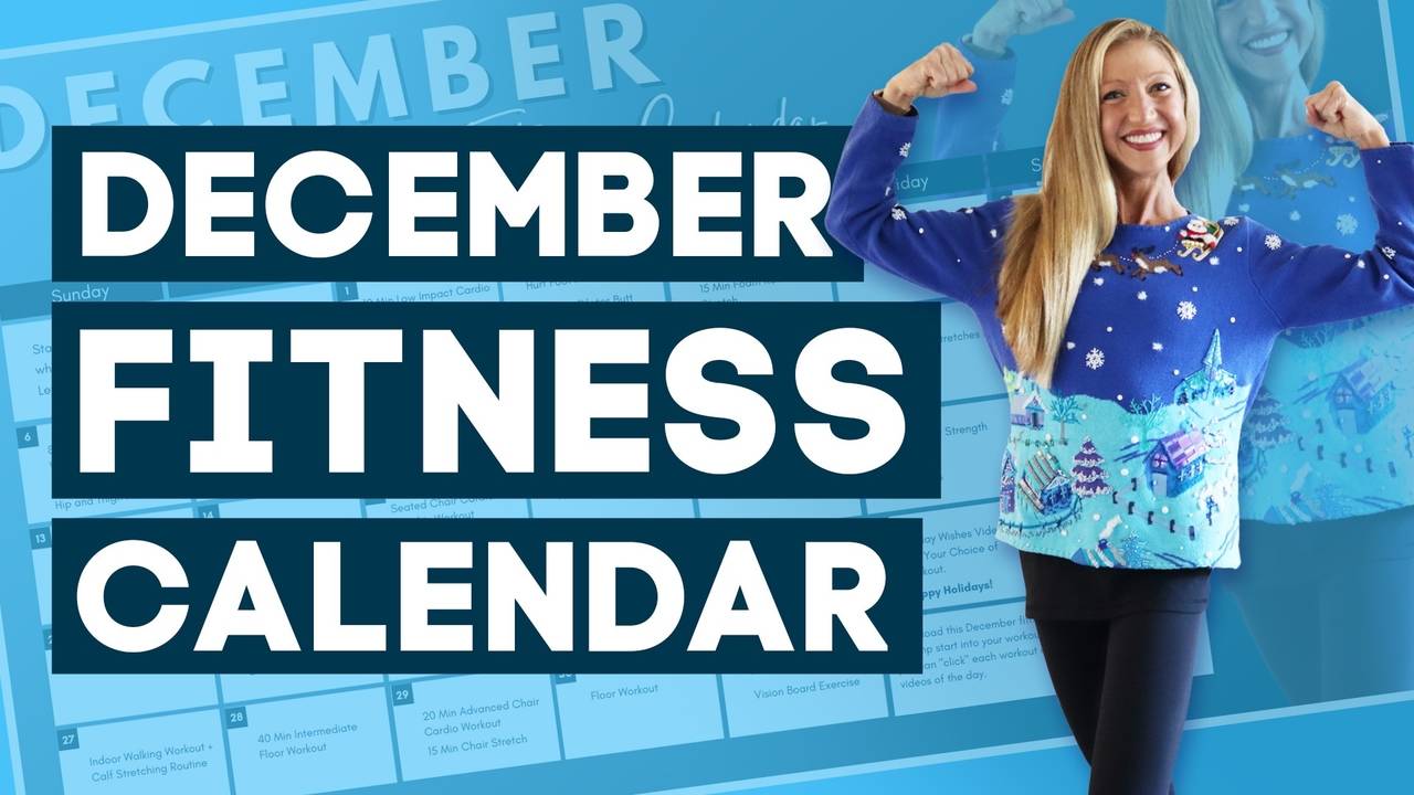 Stay Fit During The Holidays! Get FREE December Fitness Calendar.
