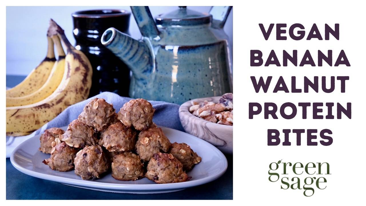 Banana Walnut Bites
