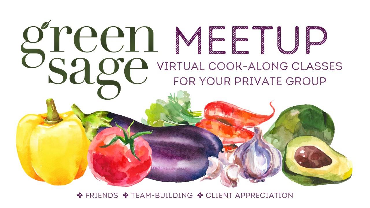 Private Live Online Cooking Classes | Healthy Plant-Based Recipes