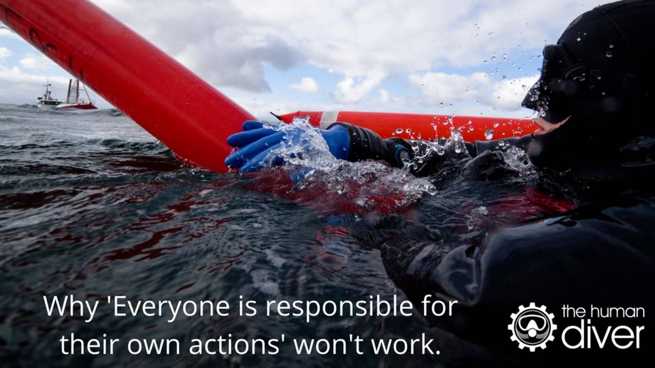 Why 'Everyone is responsible for their actions' won't work.