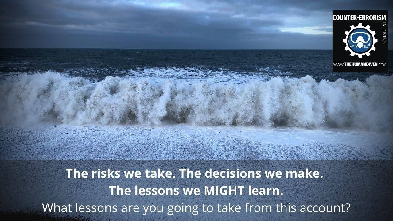 The risks we take. The decisions we make. The lessons we might learn.