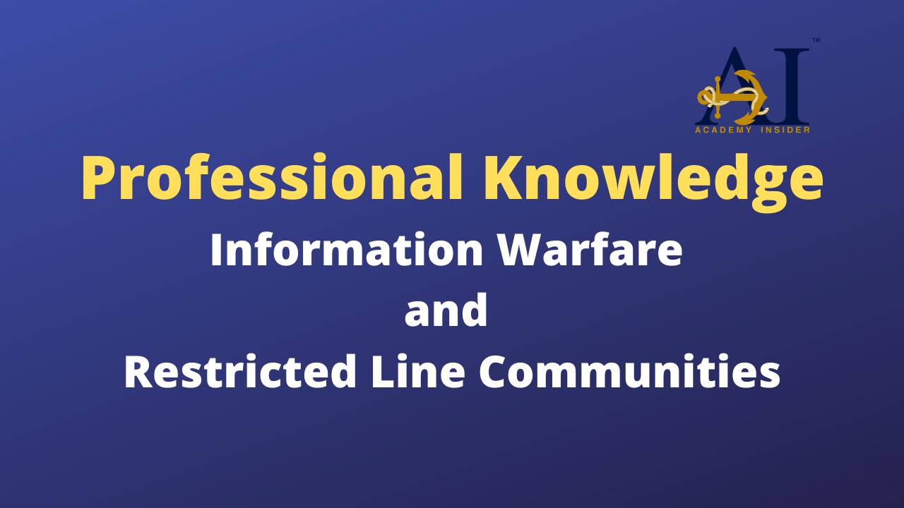 USNA Pro Know: Information Warfare and Restricted Line Communities