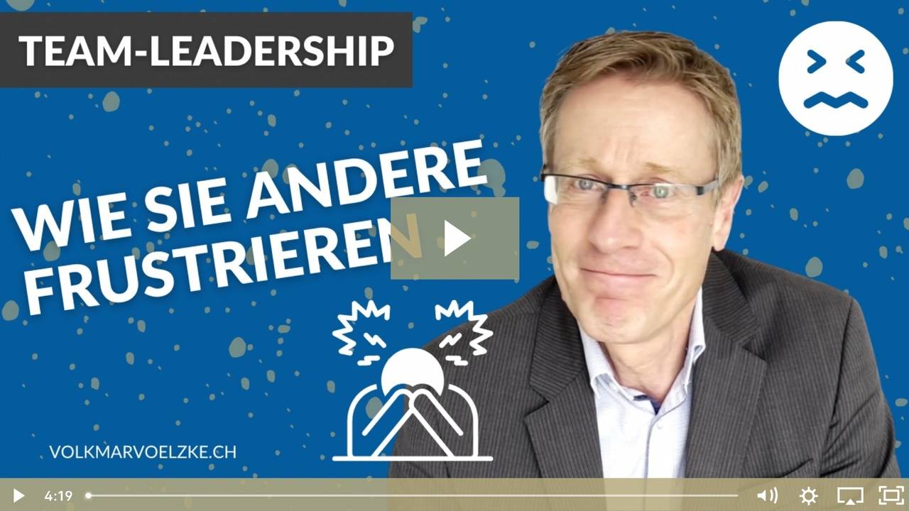 Wie Sie andere frustrieren