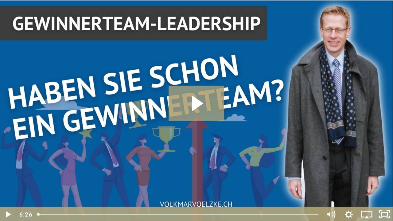 Haben Sie schon ein Gewinnerteam?