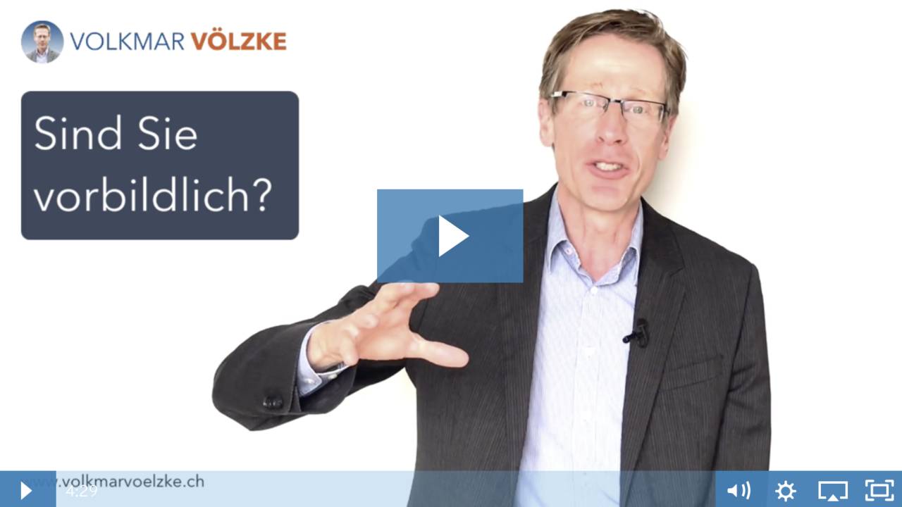 Sind Sie vorbildlich?