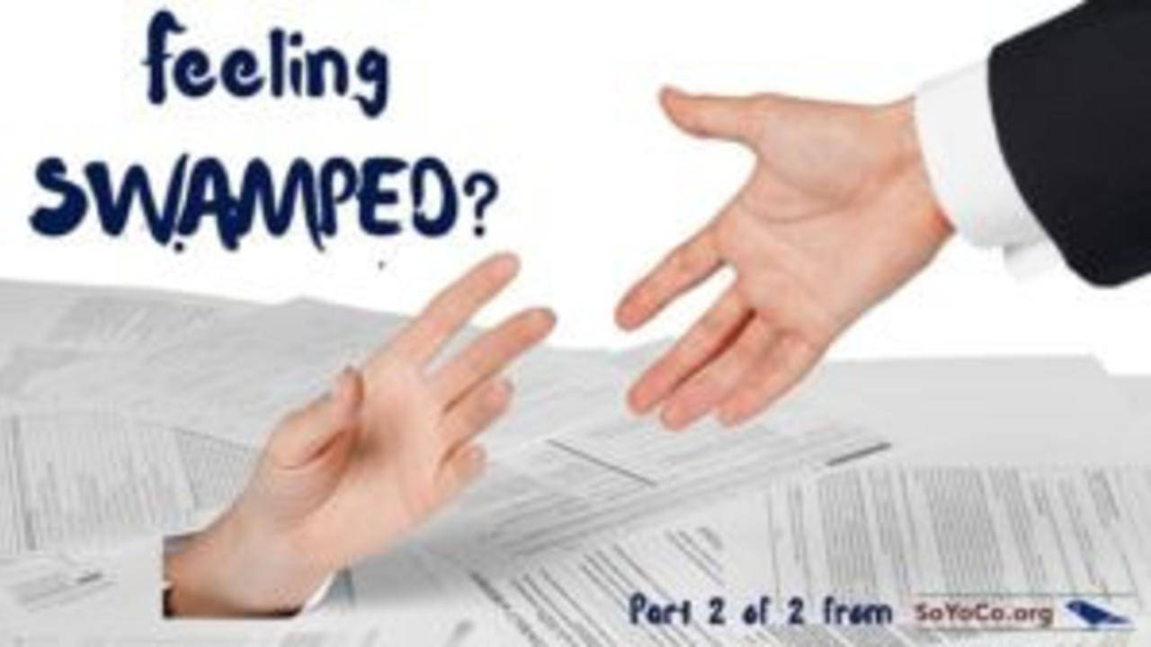 Feeling Swamped? 5 steps to recover from life's storms- 2 of 2