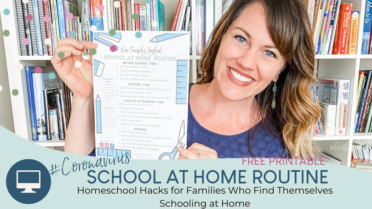 School at Home Hacks: Routines & Tips for Families Affected by Covid