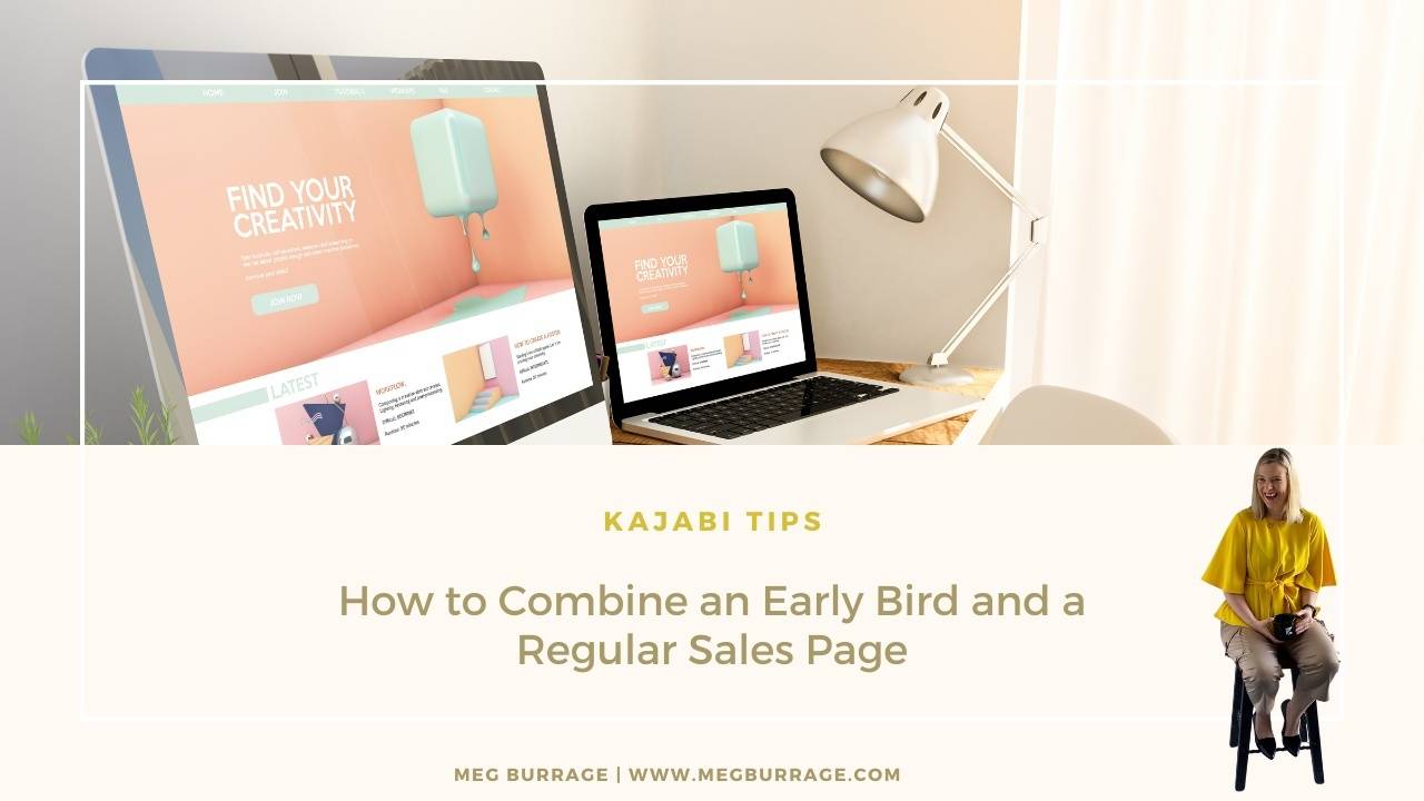 How to combine an early bird and a regular sales page