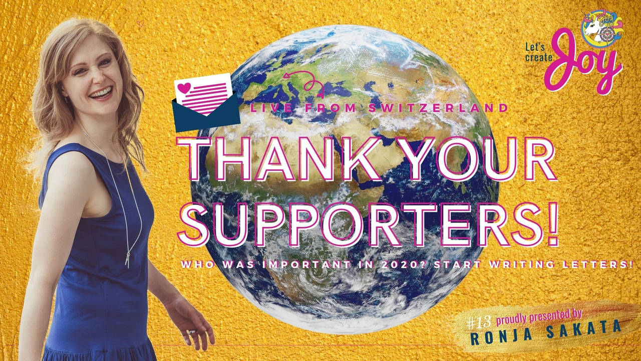Thank your supporters of 2020 - Handwritten letters, you know!?