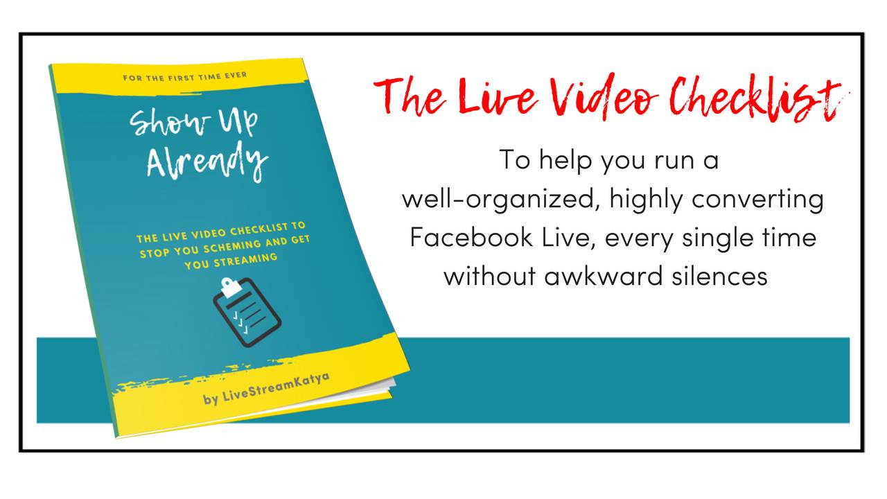 Thank You For Your Purchase - Live Video Checklist