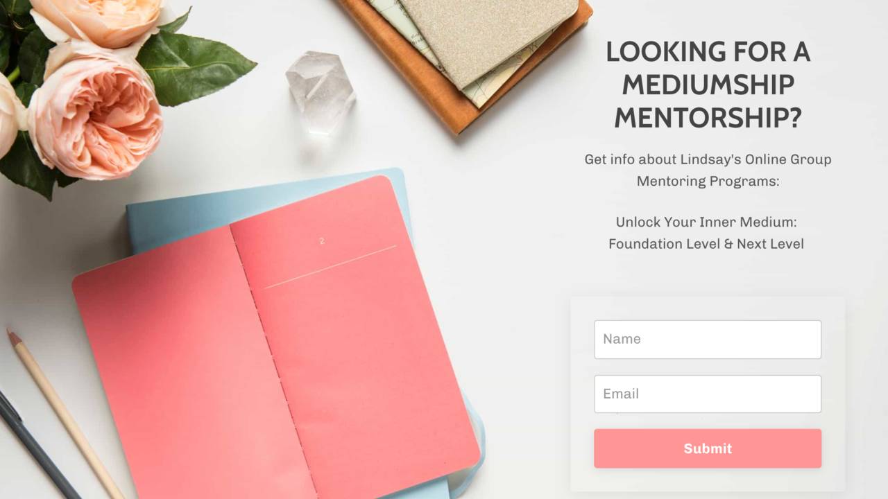 Mediumship Mentoring Info