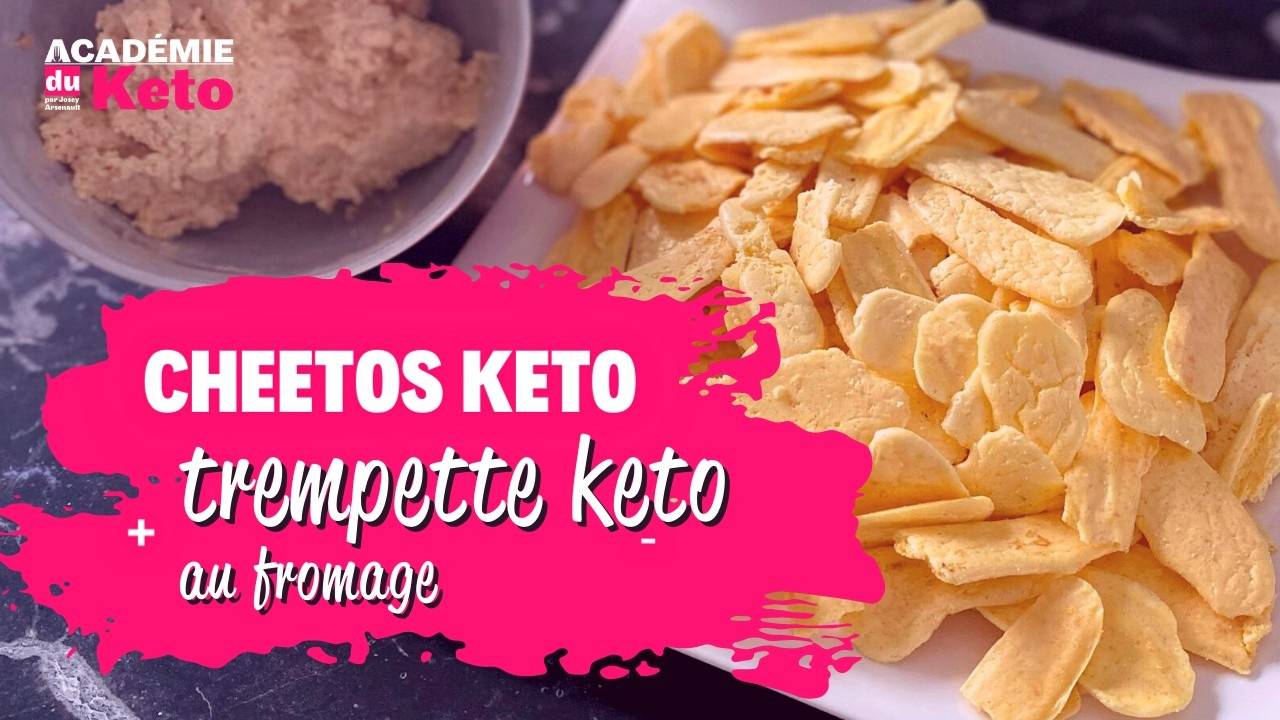 Cheetos keto et trempette keto au fromage