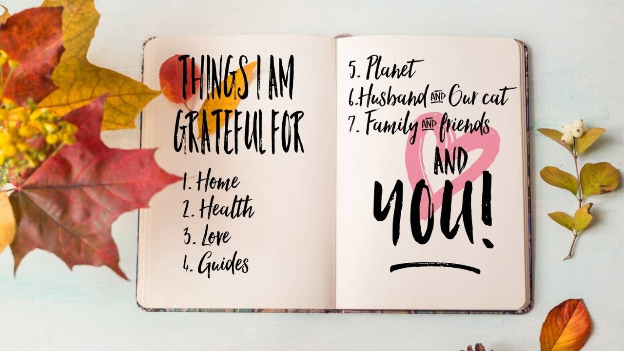 Happy Thanksgiving Gratitude List