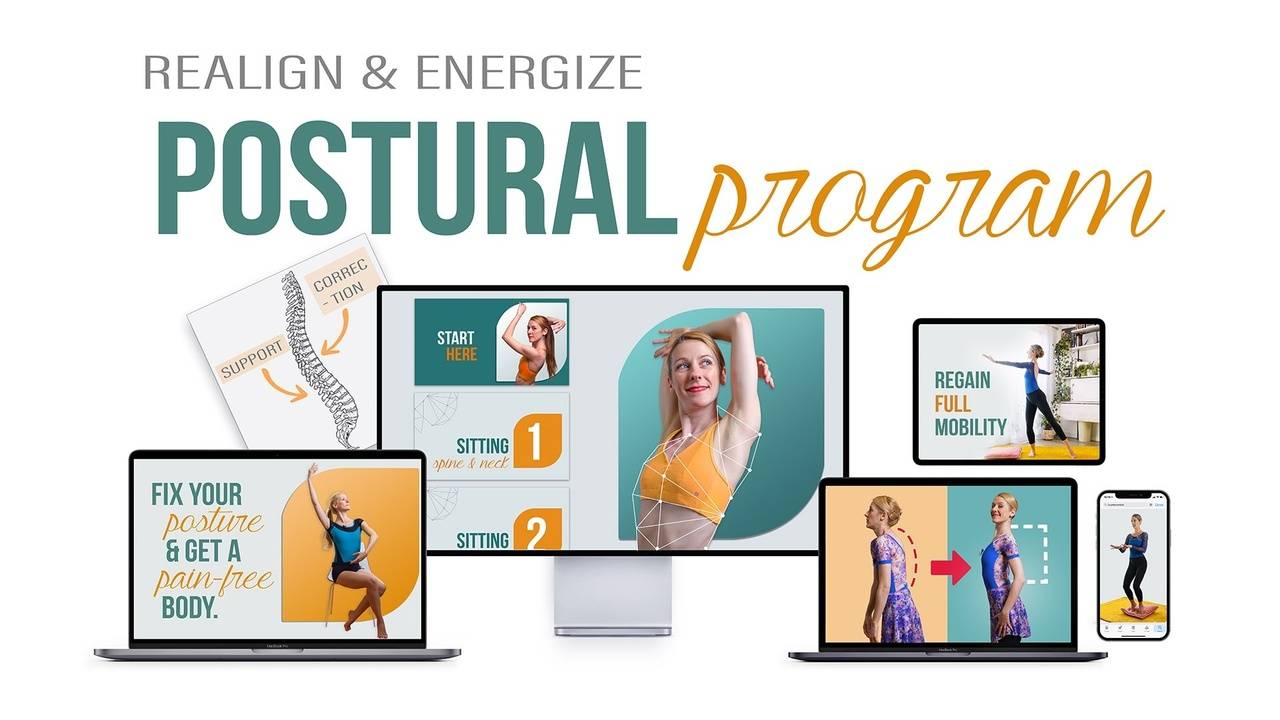 Realign & Energize - Fix your posture and back pain in only 20min/day