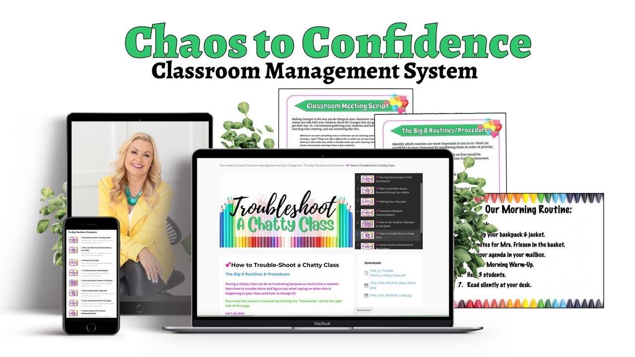 Chaos to Confidence Classroom Management System