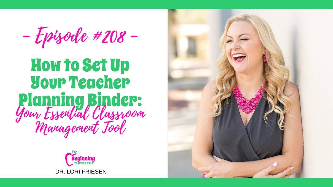 How to Set Up Your Teacher Planning Binder (episode 208)