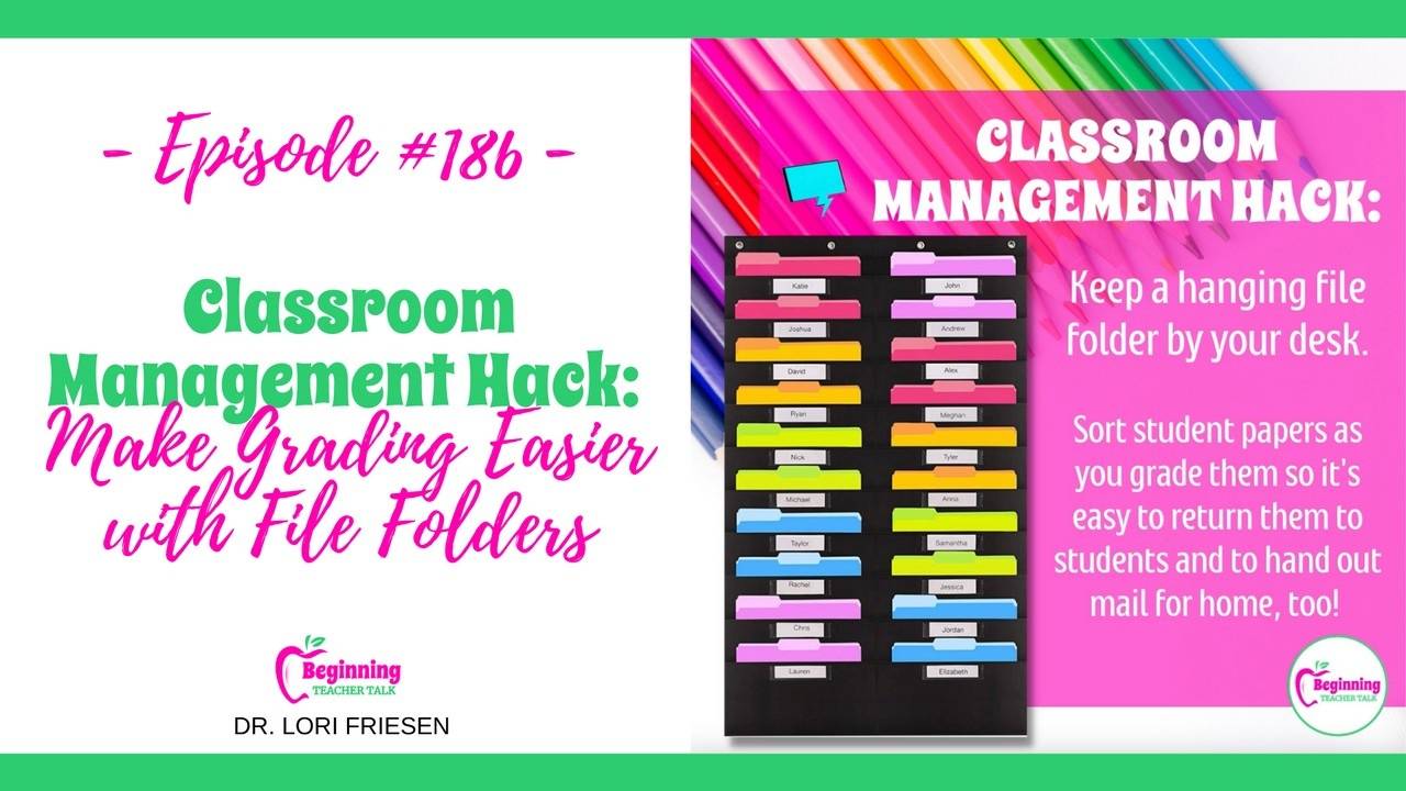 Make Grading Easier with Hanging File Folders