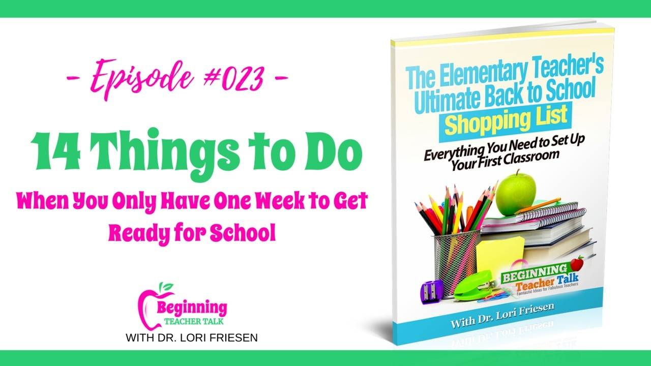 14 Things to Do When You Only Have One Week to Get Ready