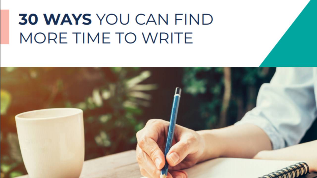 How to Find More Time to Write