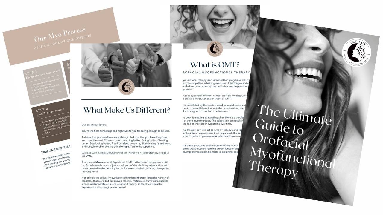 The Ultimate Guide To Orofacial Myofunctional Therapy