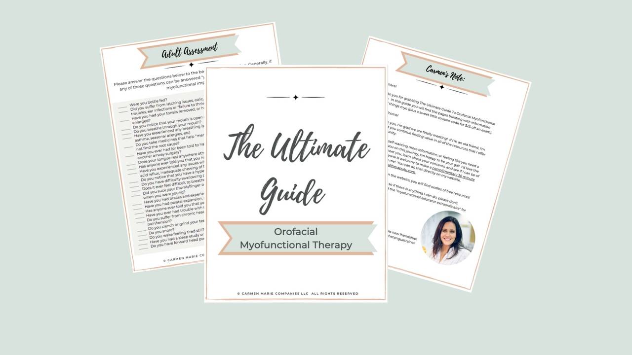 The Ultimate Guide To Orofacial Myofunctional Therapy