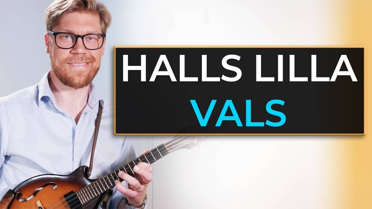 Nordic Folk Mandolin Lesson // Halls Lilla Vals // Melody