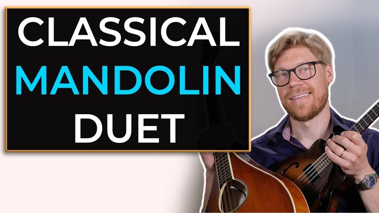 Harmony Lesson -Minuet in G major by J S Bach- Classical Mandolin Duet