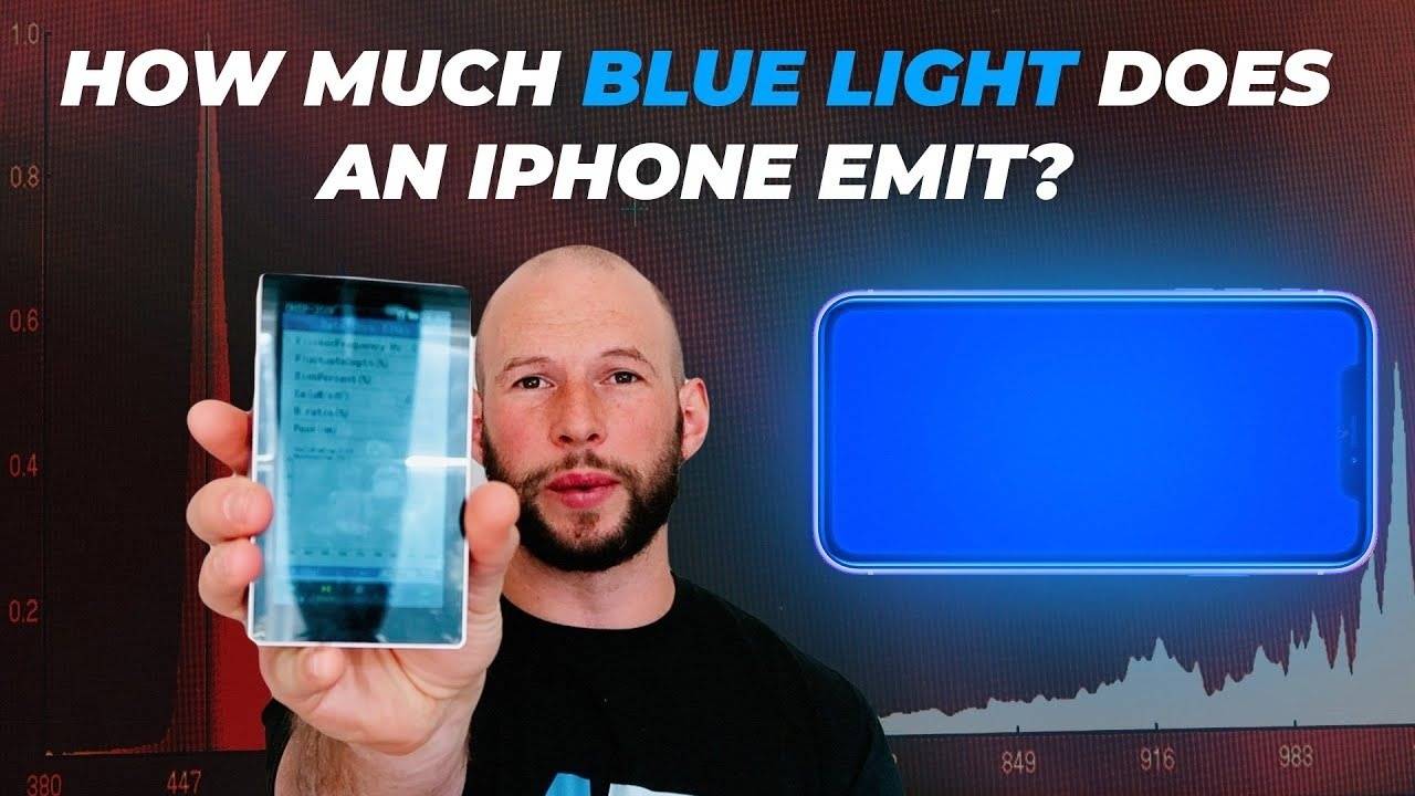 iPhone Blue Light Exposure Spectrometer Testing & Lower Exposure 97%