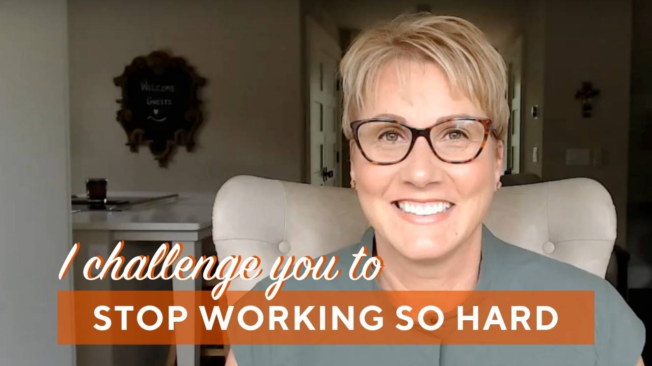 I Challenge You To Stop Working So Hard