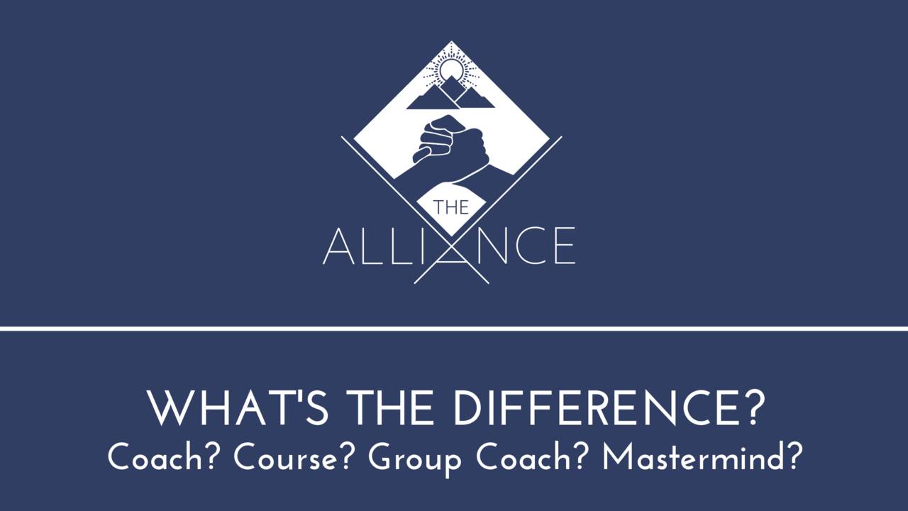 Coaching? Group Coaching? Mastermind? What's the difference?