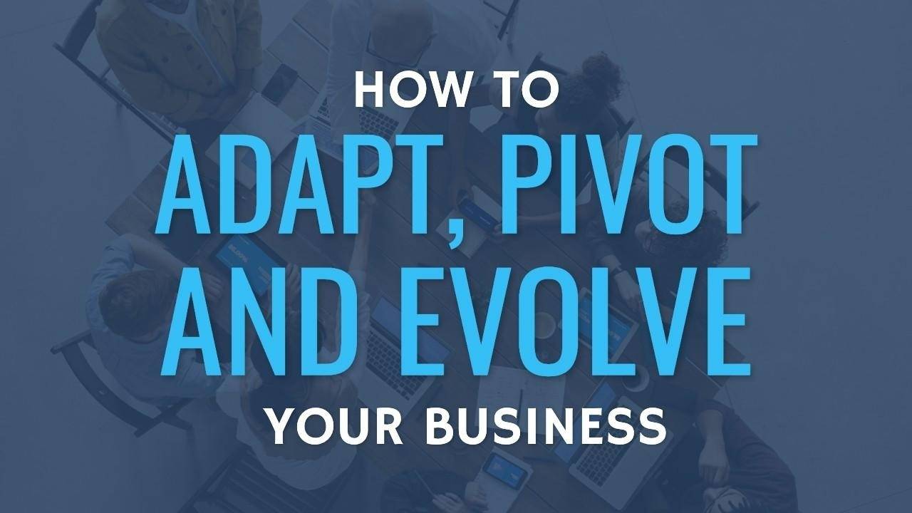 How to Adapt, Pivot and Evolve your business