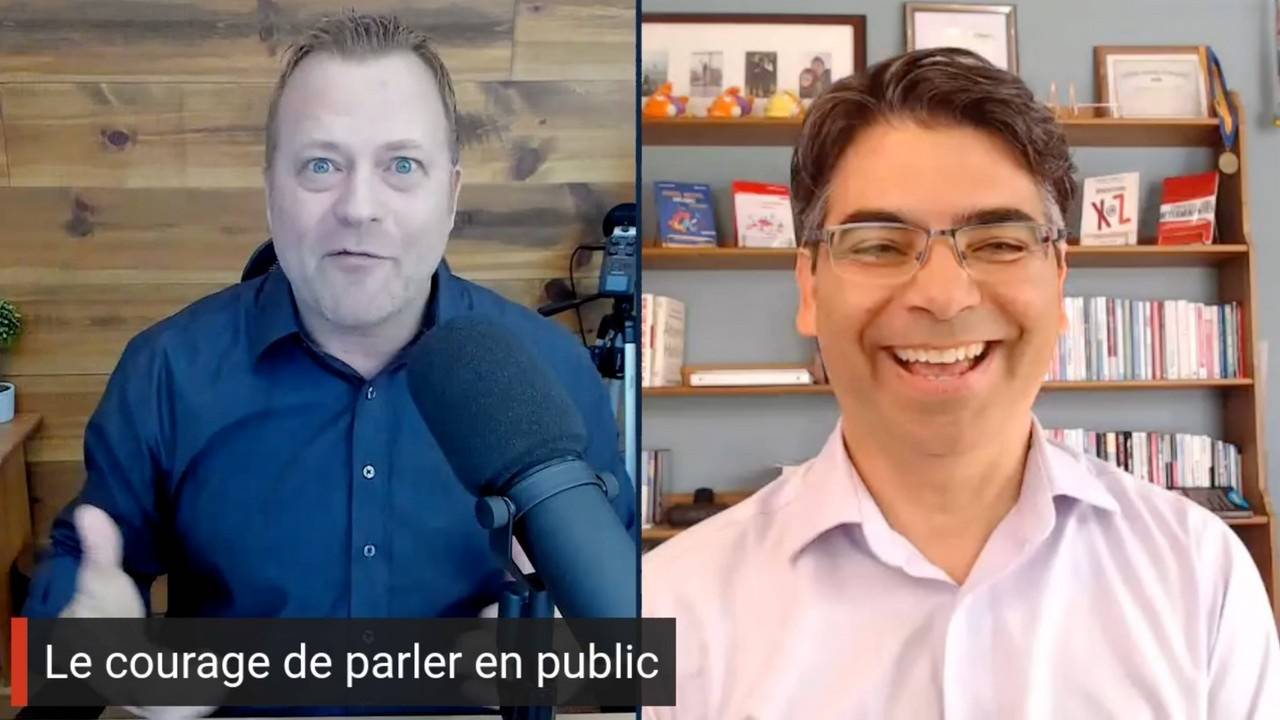 Le courage de parler en public