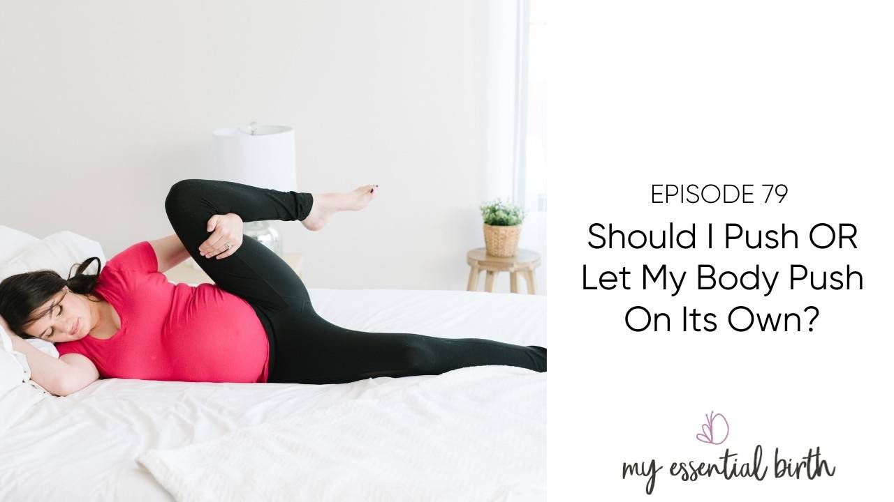 Should I Push OR Let My Body Push On Its Own?