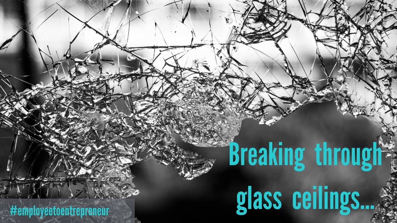 Breaking through glass ceilings ...