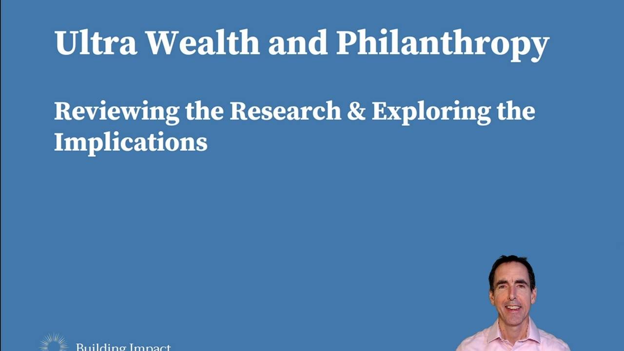 Ultra Wealth and Philanthropy: A Dive Into the Data