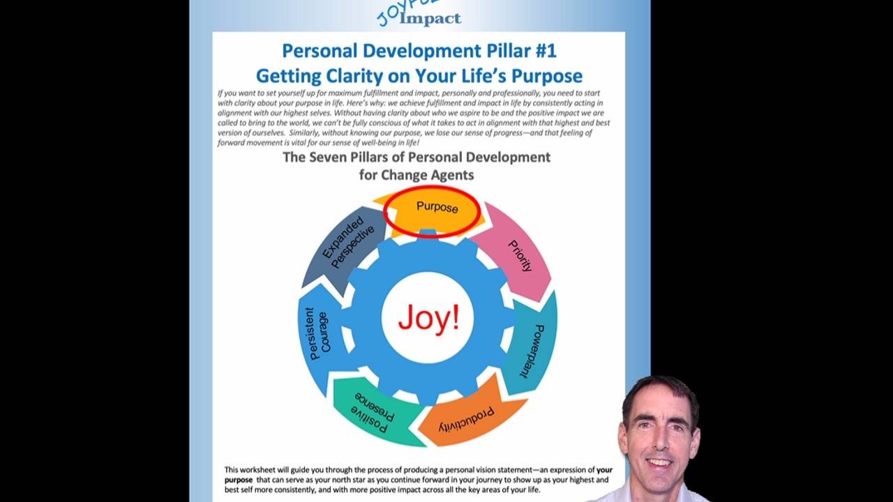 The First Pillar of Personal Development For Change Agents: Purpose